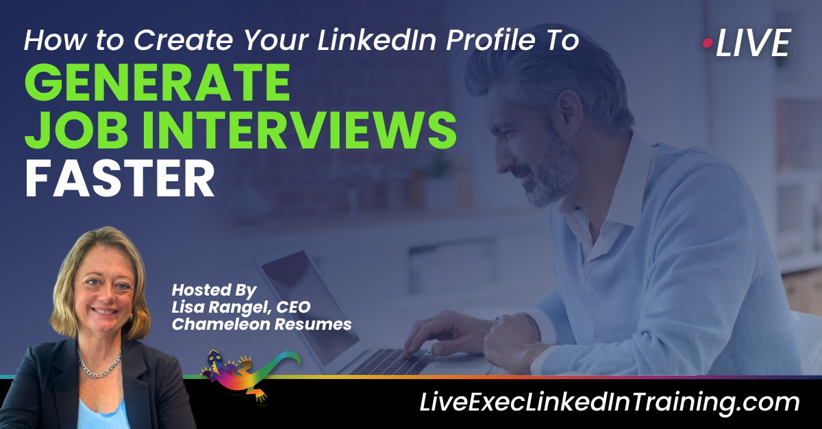 LinkedIn Profile Training for Executives | Free MasterclassChameleon ...