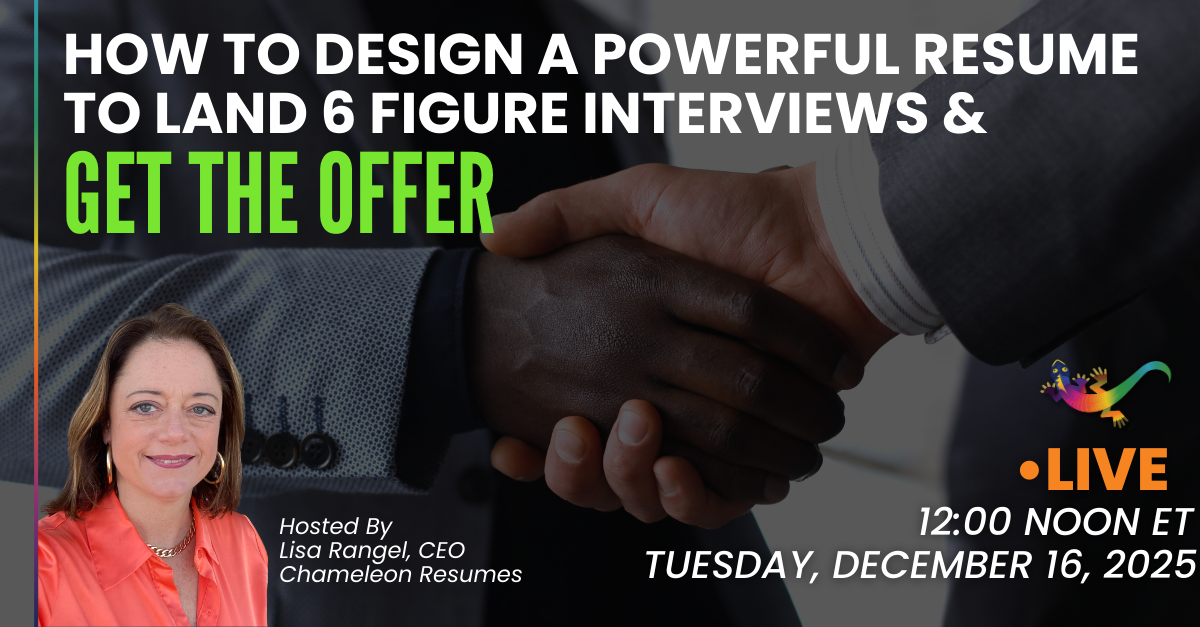 Executive Resume Training Masterclass | Land Interviews & Senior Roles